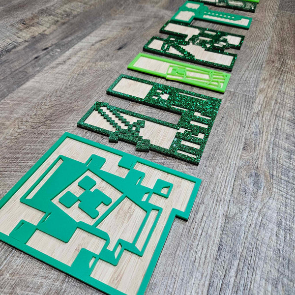 Minecraft | Themed Letters – Red Hill Creative